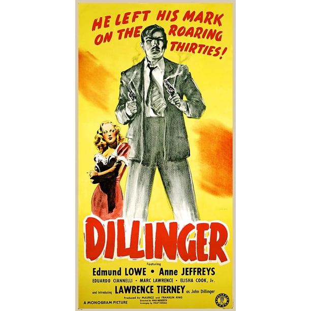Dillinger (1934) 11x17 Movie Poster - Walmart.com