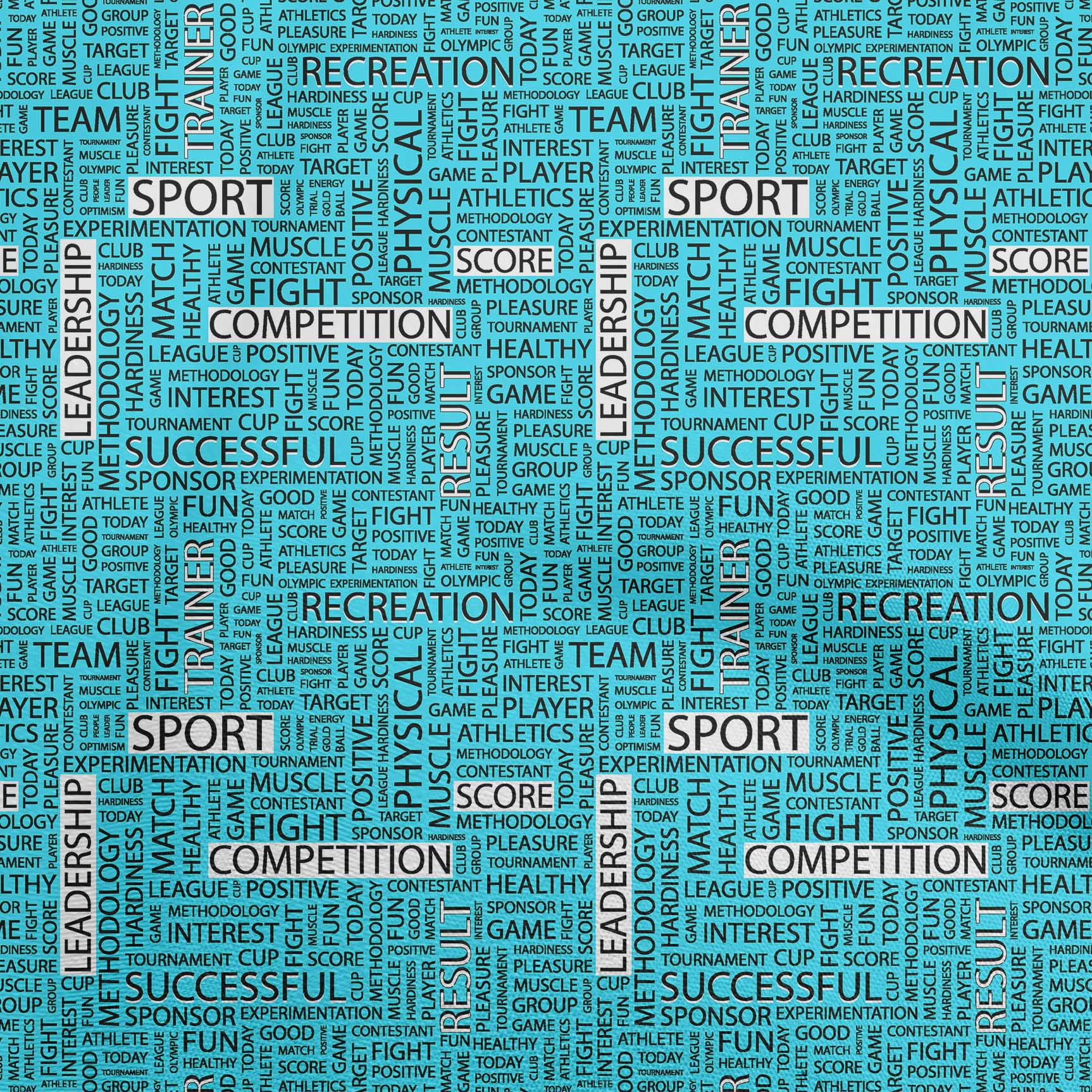 oneOone Silk Tabby Turquoise Blue Fabric Writing Text Sewing Fabric By ...