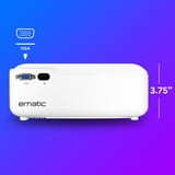 Ematic 150" HD-Pro 720P Home Theater Projector W/TV Antenna (EPJ722A ...