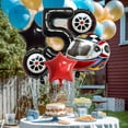 Engaging 40 Inch Digital Balloon Set with Racing Motifs Aluminum Foil ...