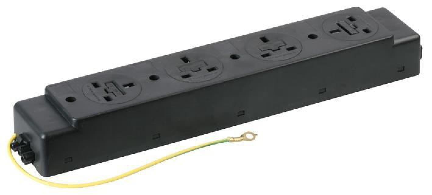 POWERDATA TECHNOLOGIES - 4 Way Individually Fused Under Desk Power Unit ...