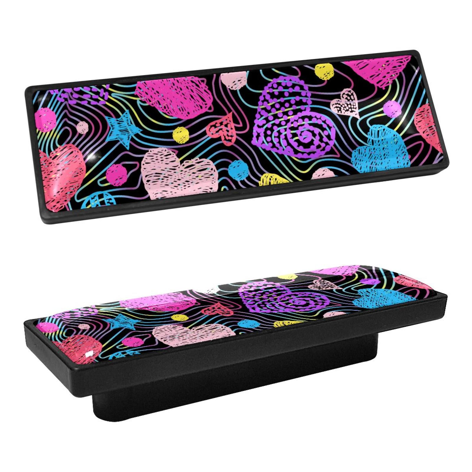 4 Pcs Rectangle Cabinet Handle Cupboard Knob Drawer Pulls Handle Drawn ...