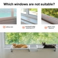 Mewoofun Cat Window Sill Perch for Indoor Cats,Cat Hammock Window Seat ...