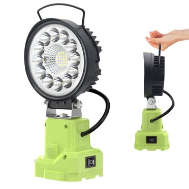 RYOBI ONE+ 18V Cordless Hybrid LED Panel Light, 3000 Lumens, 3-Settings ...