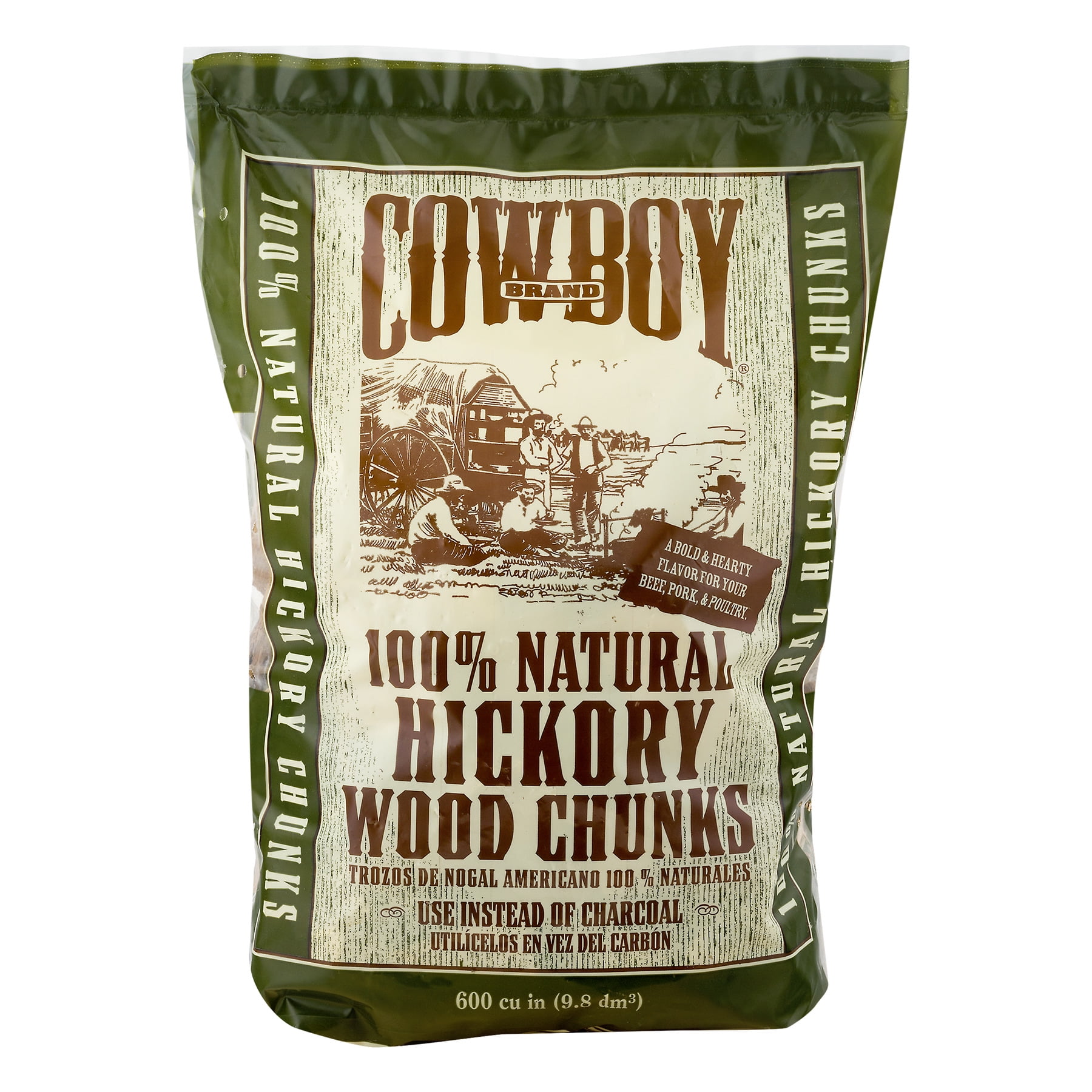Cowboy Brand 600CUIN All Natural Hickory Wood Chunks – BrickSeek