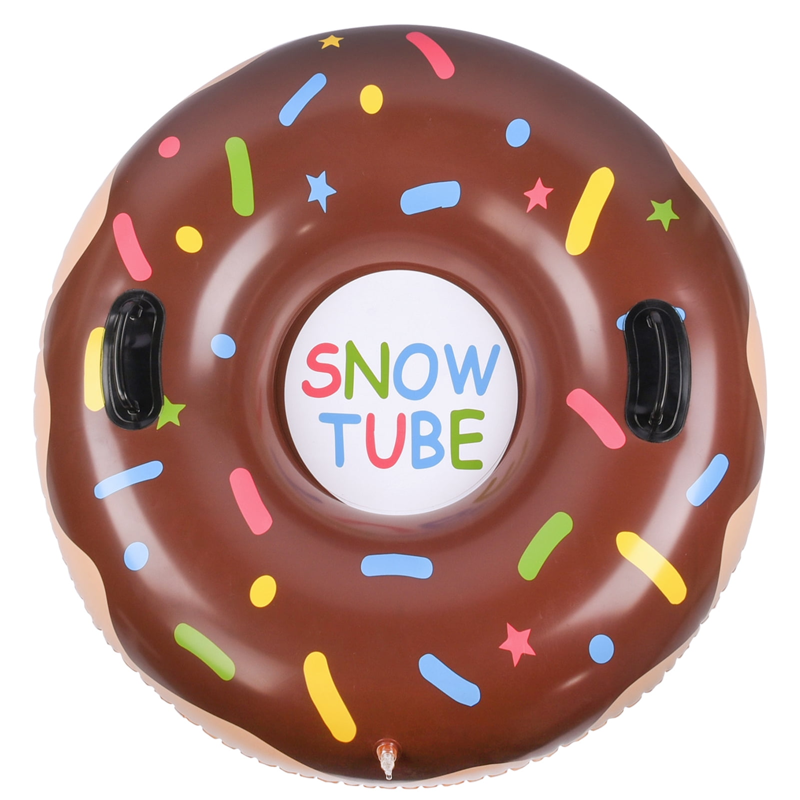 Yaoping Snow Tubes, Inflatable Donut Snow Tube with 2 Higher Handles ...