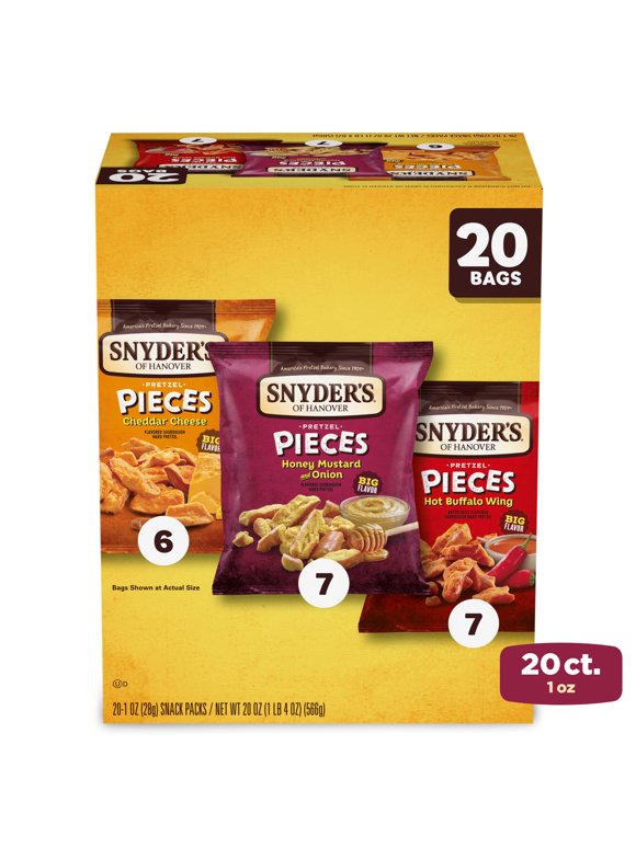 Pretzel Individual Packs in Pretzels - Walmart.com