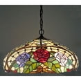 Tiffany-style Rose Floral Hanging Fixture - Walmart.com