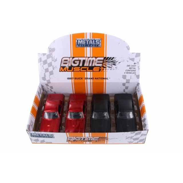 Jada 1987 Buick Grand National Hardtop Diecast Car Set - Box of 4 1/24 ...