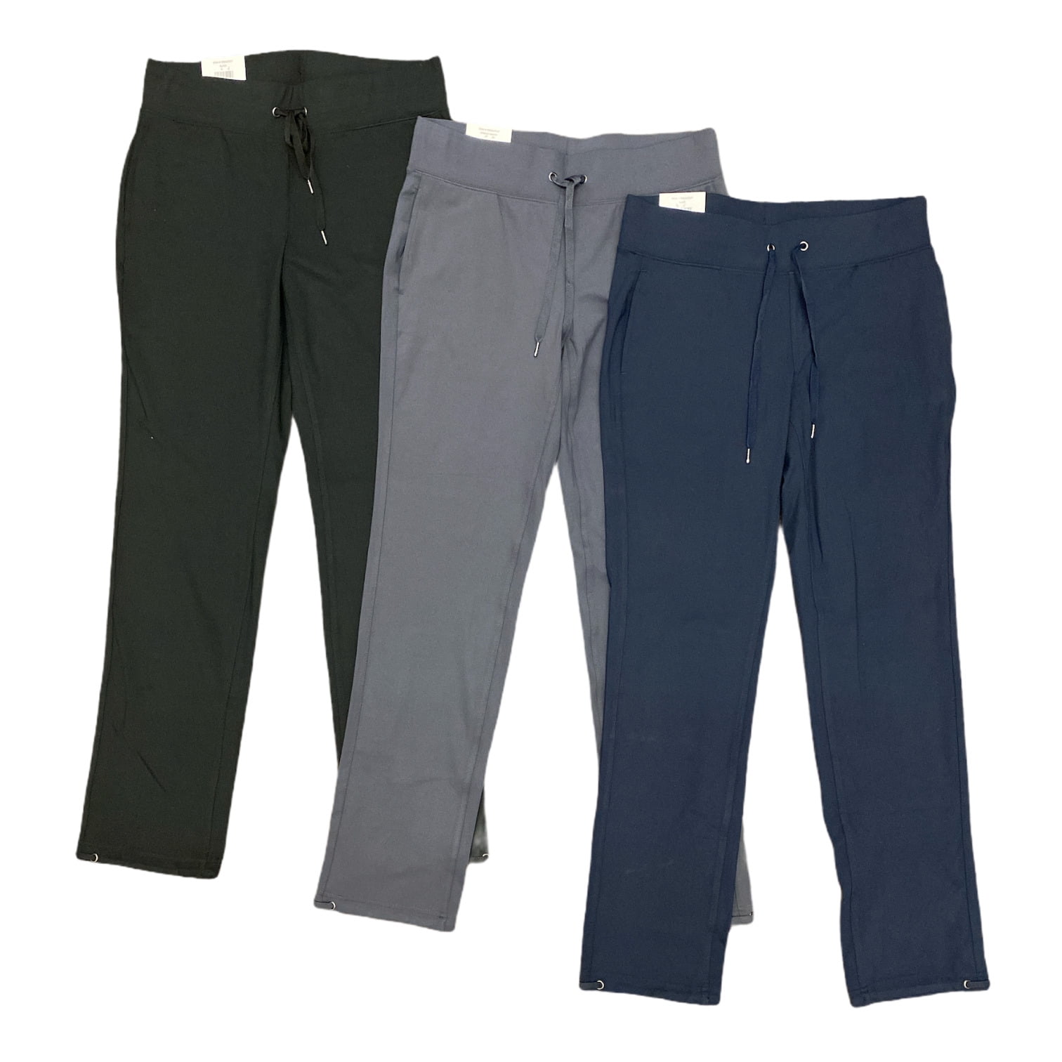 Velocity Women's Lightweight Elastic Waist Travel Pants w/ Pockets ...