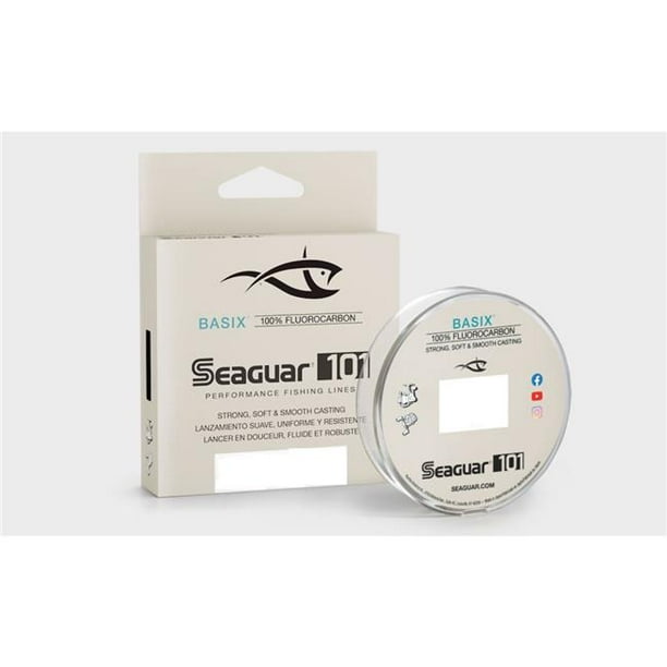 Seaguar 101 BasiX 100% Fluorocarbon Fishing Line 10lbs, 200yds Break ...