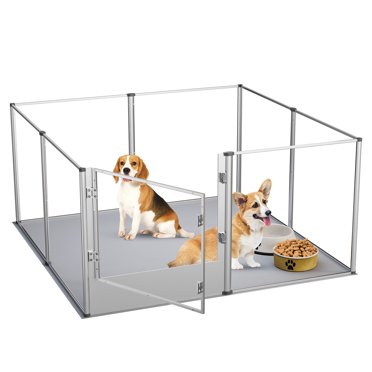 Unipaws Whelping Box for Dogs, Small Medium Breed Whelping Pen, Dog ...