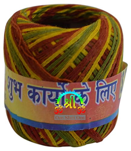Handmade Religious Cotton Thread, Good Luck Pooja Dhaaga, Wrist Roll ...