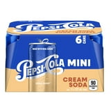Pepsi Cola Soda Shop Cream Soda 6 x 222 ml, Mini cans, Voici le Soda ...