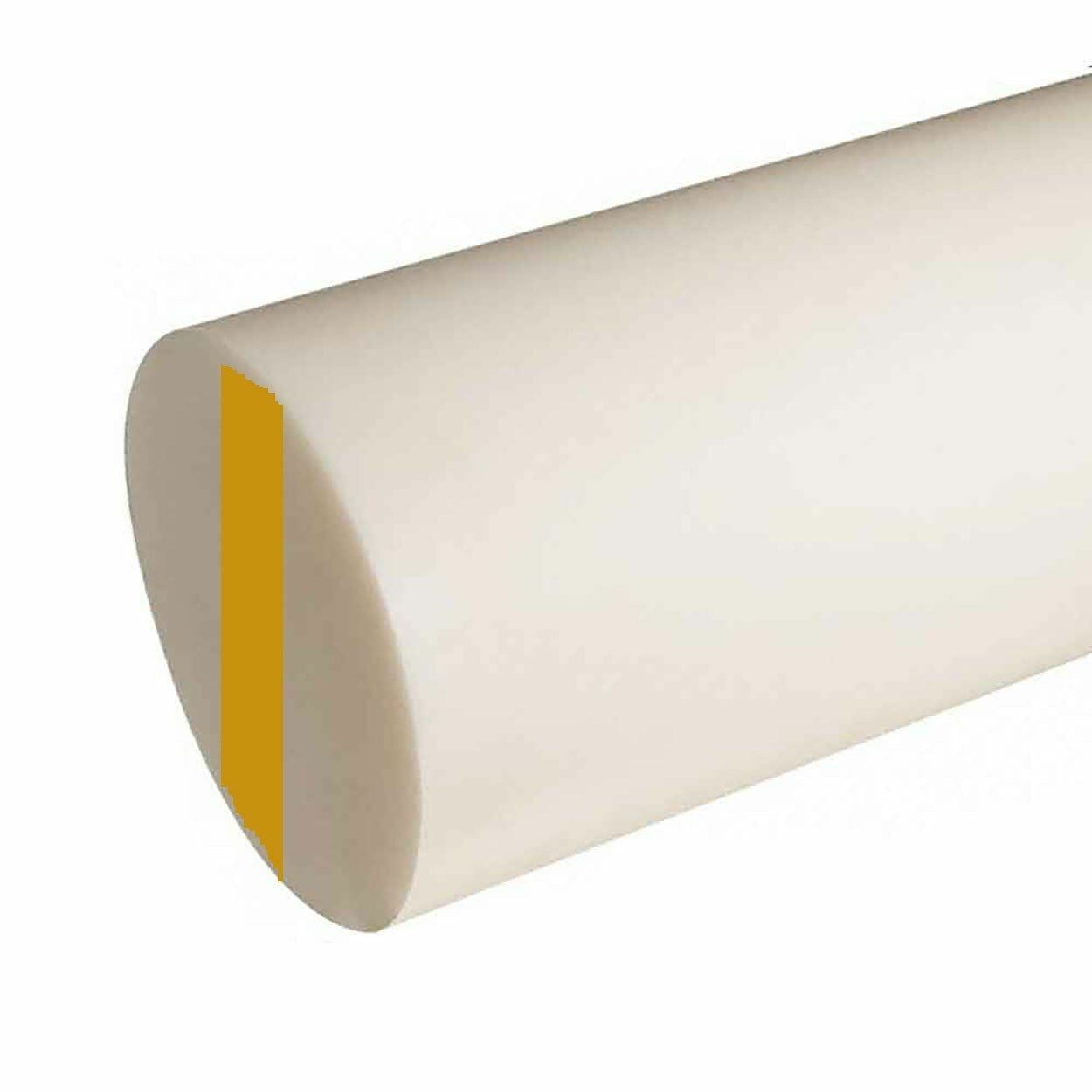 2.000 (2 inch) x 12 inches, Nylon 6 Round Rod, Natural - Walmart.com