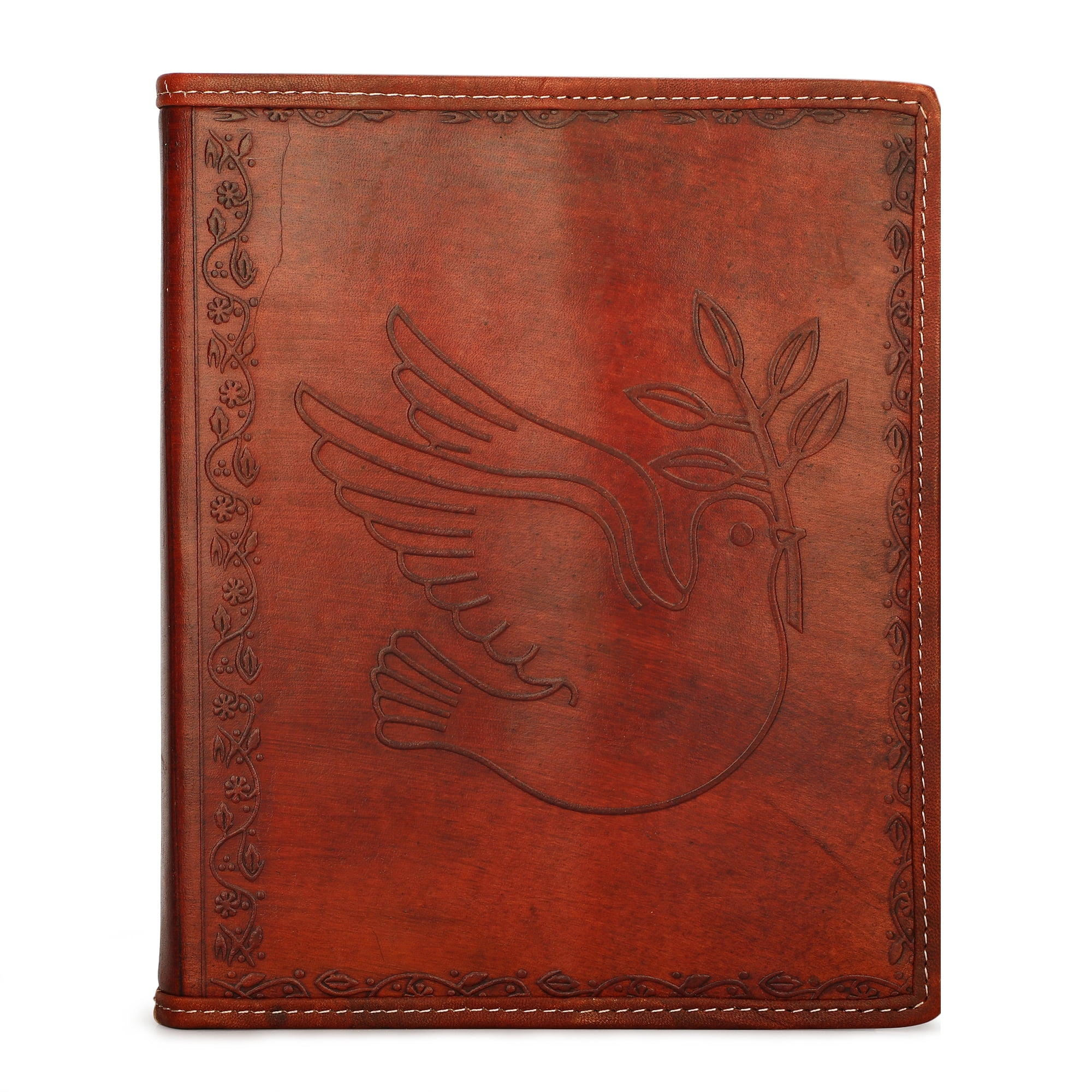 Wellbourne Leather Bound Journal Handmade Refillable Notebook A6 ...