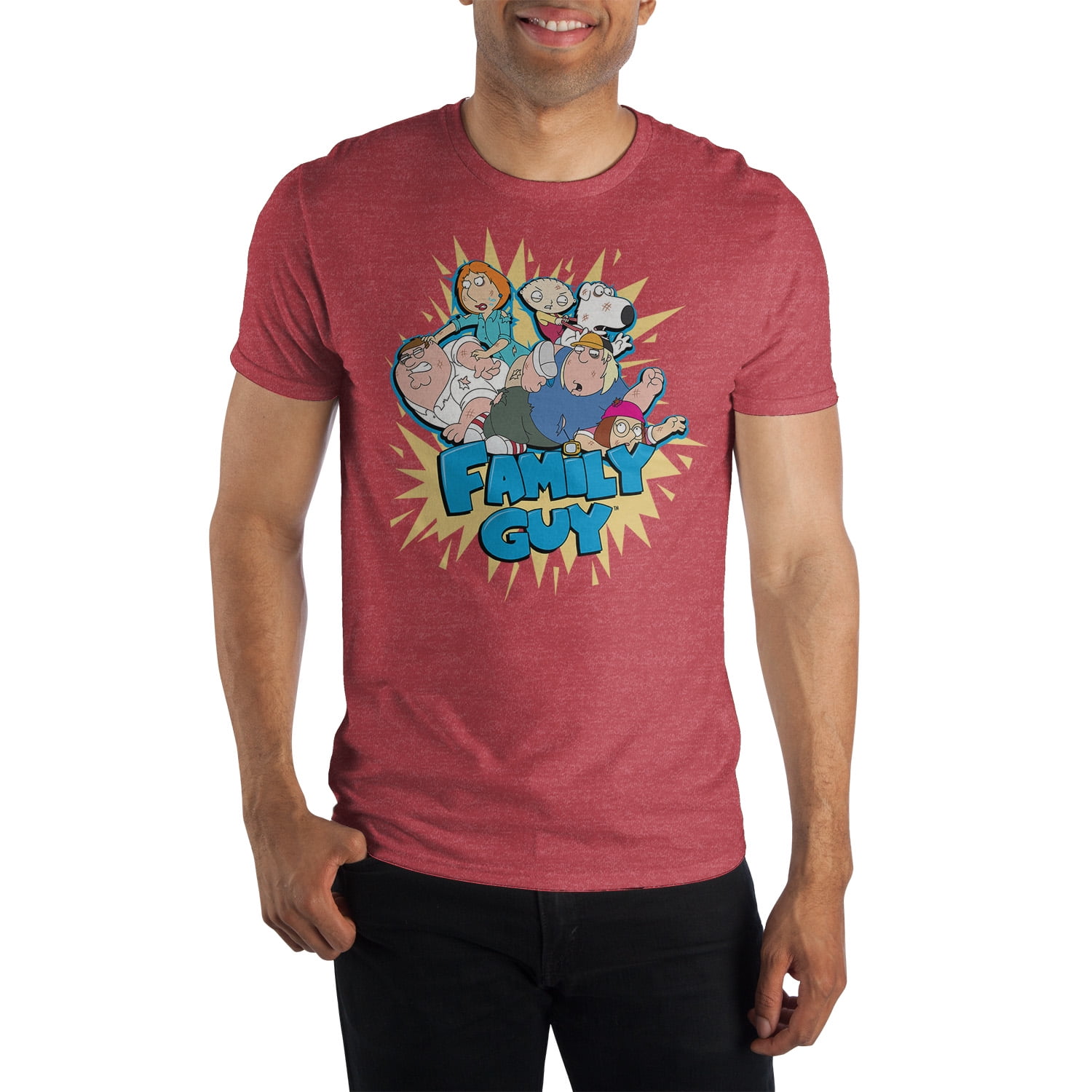 Click here for Bioworld Family Guy Family Fight Red Heather T-Shi... prices