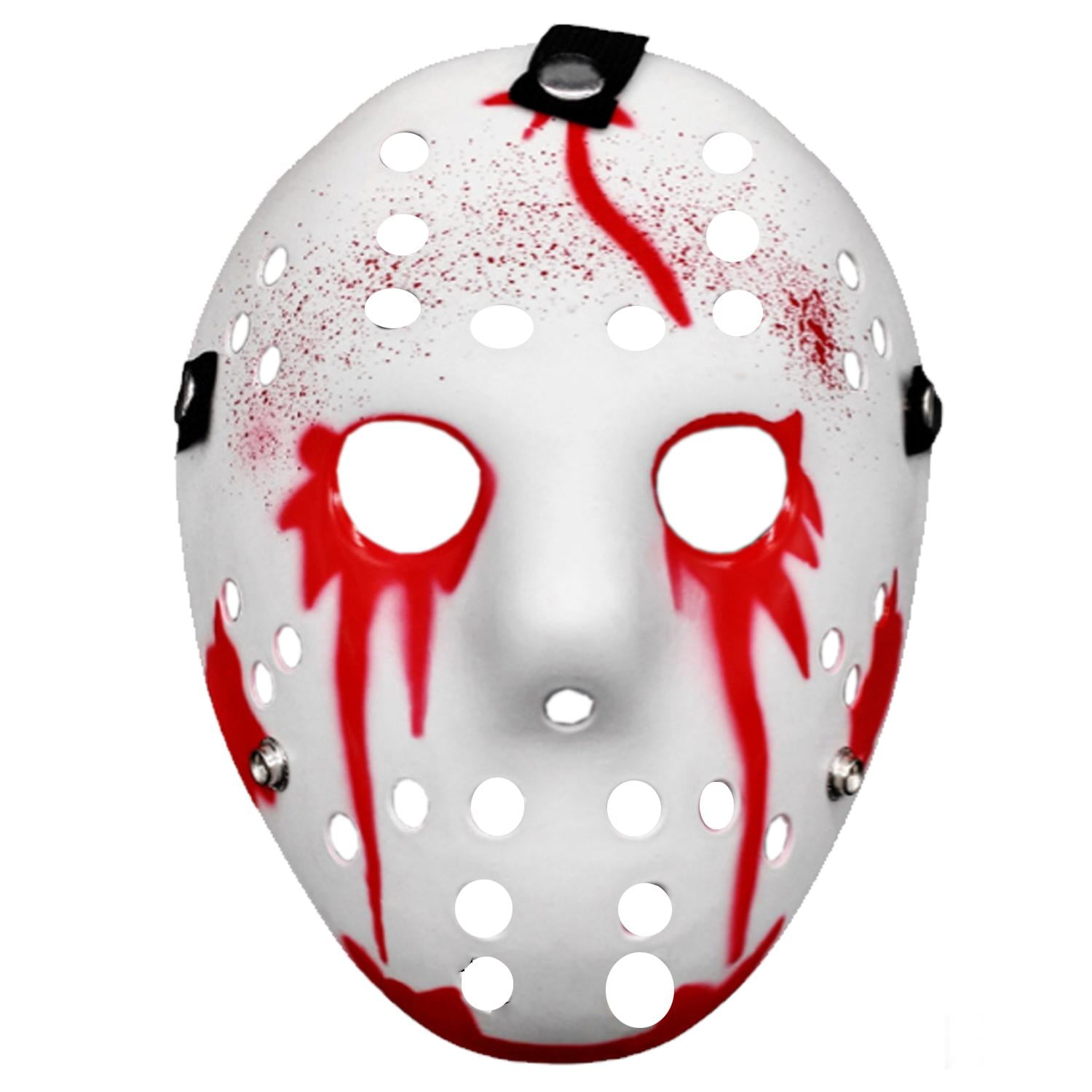 Máscara Jason Voorhees JasonBloody 1Pza 18x25x5cm Plástico PVC Blanco ...