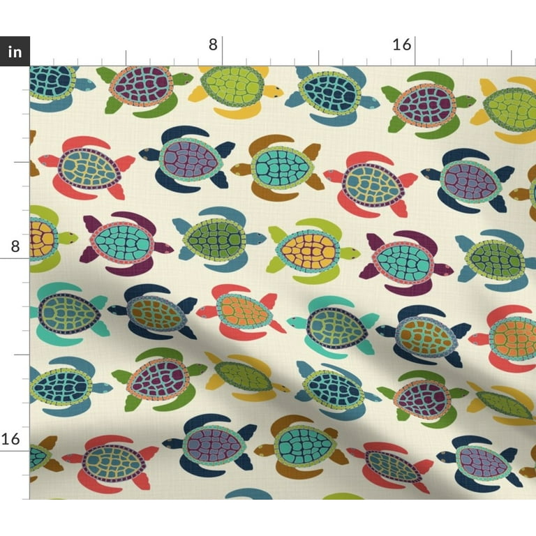 Turtle Print Fabric