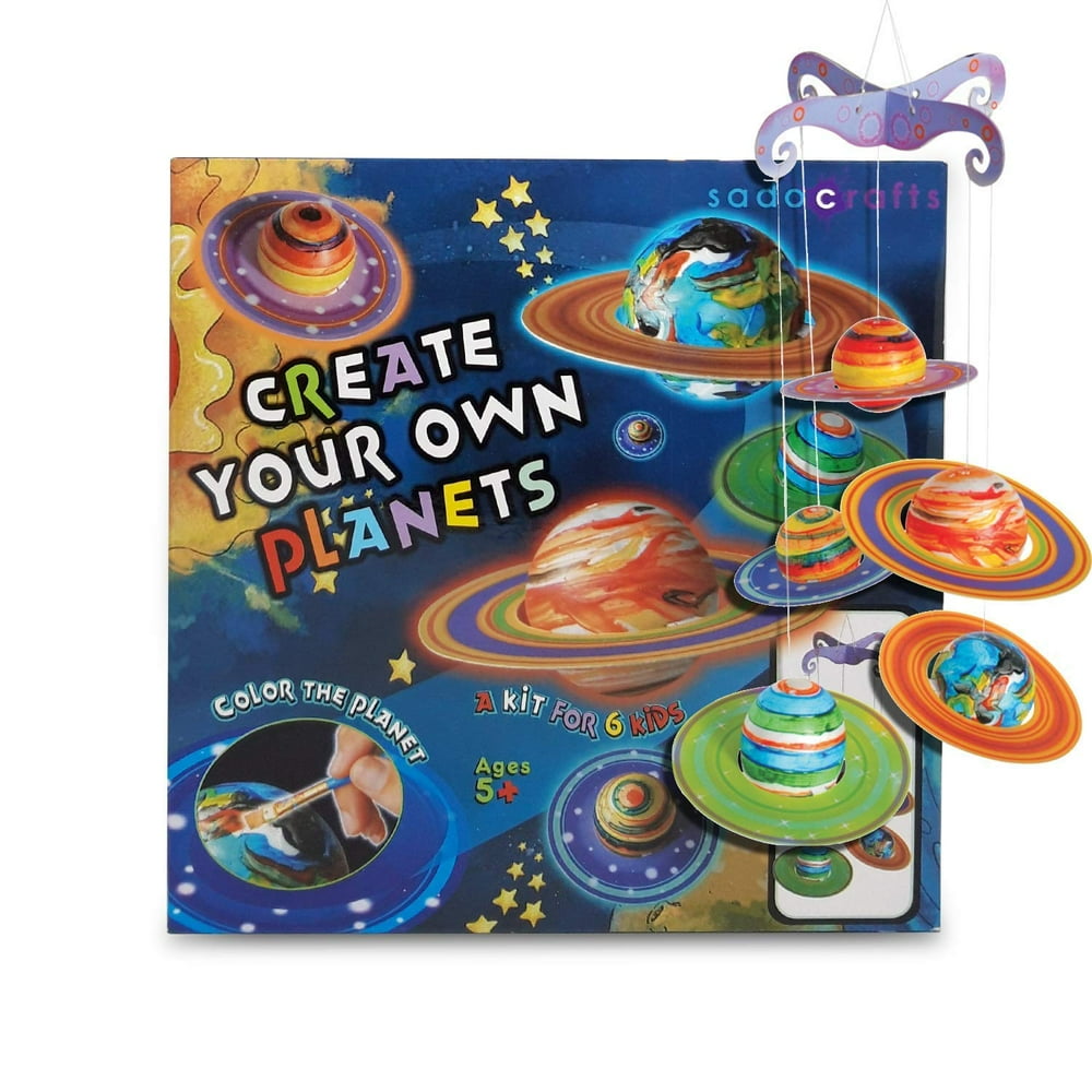 SadoCrafts Create Your Own Planets - Educational Planetarium Space Toys ...