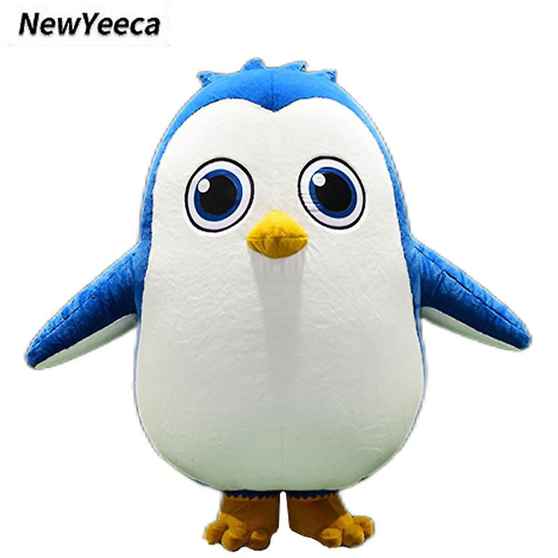 Disfraz de mascota inflable de pingüino de peluche, Animal de dibujos ...
