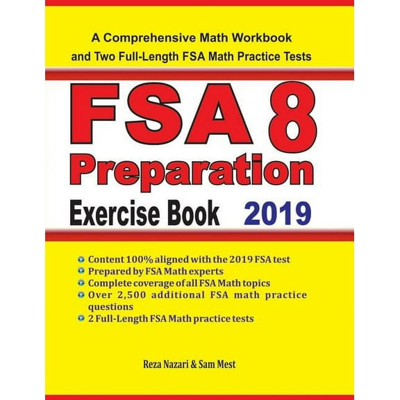 Student Workbook for the FSA 8 Math Test: Complete coverage of all FSA ...