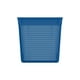 Mainstays Woven Plastic Storage Basket - Blue 26-Quart Wicker Design ...