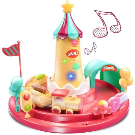Musical Spinning Train Toy Educational Learning Toy For 1 Year Old Girl ...