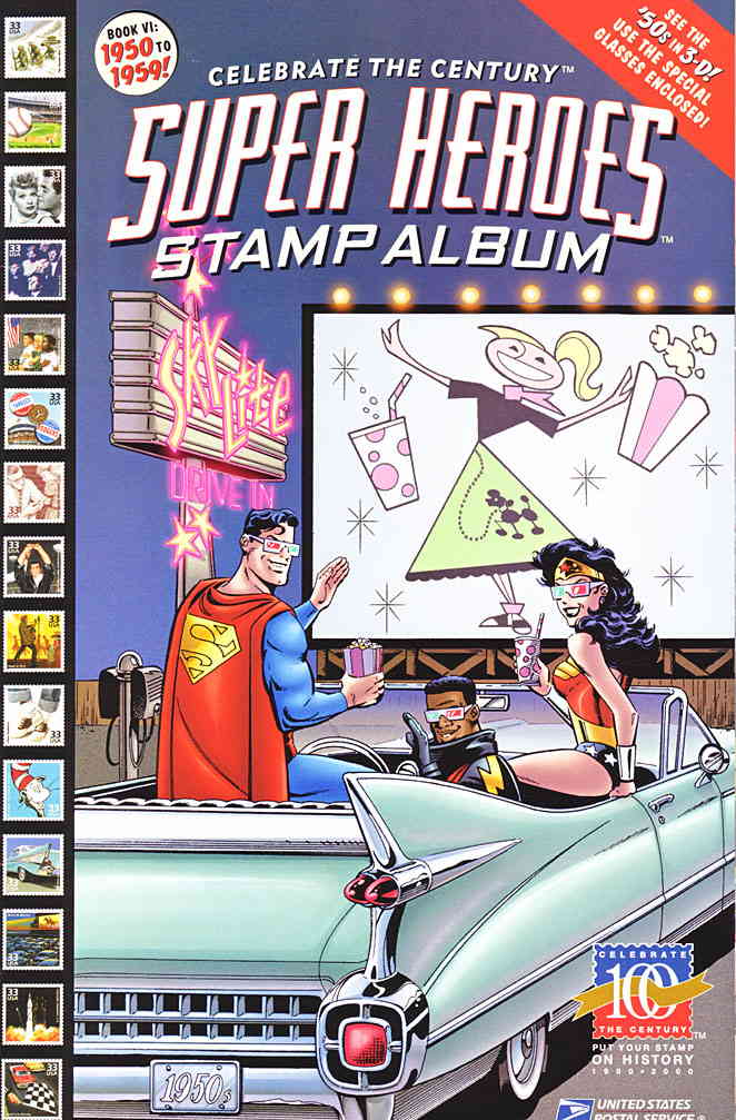 Super Heroes Stamp Album #6 VF ; DC Comic Book - Walmart.com