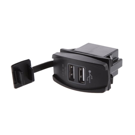 Universal Dual USB Car Auto Socket Charger -adapter 12V 3.1A - Red ...