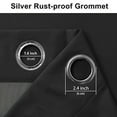 Dwcn 100 Short Blackout Curtains 2 Panels Room Darkening Noise