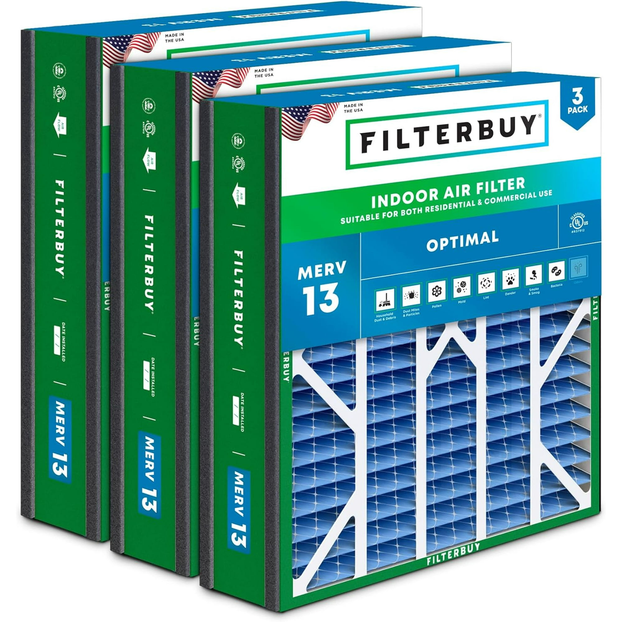 Click here for Filterbuy 20x20x5 Merv 13 (Mpr 1900) Health Defens... prices
