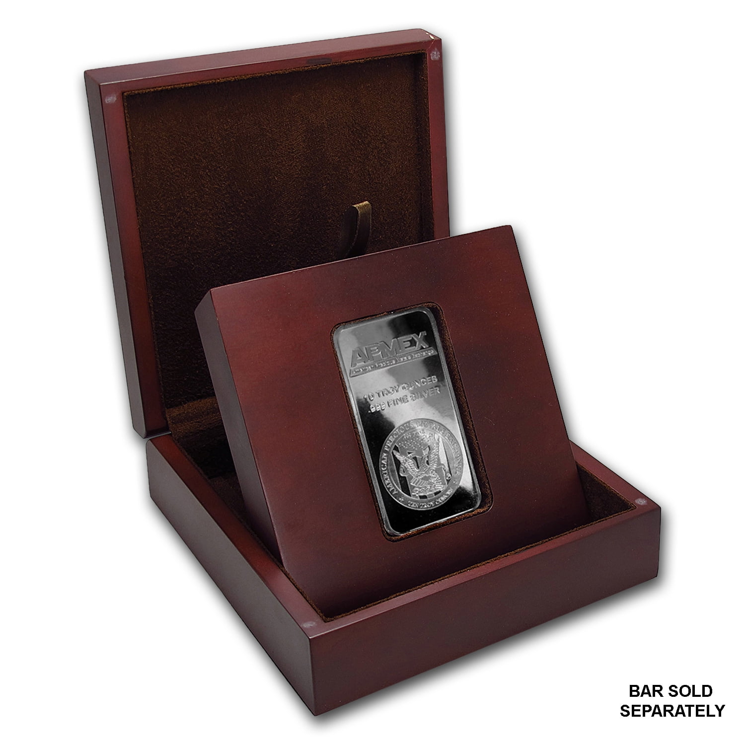APMEX Wooden Gift Box - 10 oz Silver Bar (APMEX) - Walmart.com