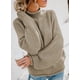Sidefeel Women's Cute Cable Knit Long Batwing Sleeve Sweaters Winter ...