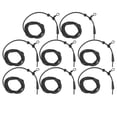 BIMZUC 8PCS ABS & Copper Alloy Portable Silicone Hair Rigs Swivels Carp ...
