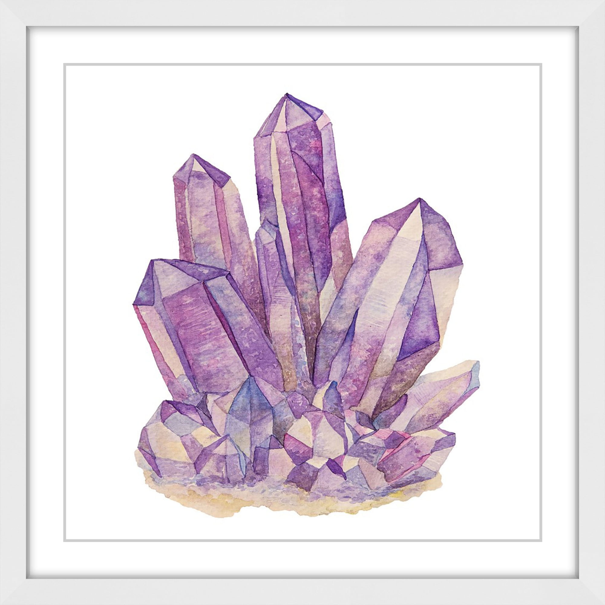 "Amethyst" Framed Painting Print - Walmart.com - Walmart.com