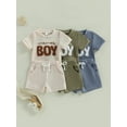 BemeyourBBs Baby Boy Mama's Boy Outfits Summer Clothes Letter ...