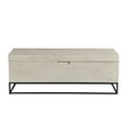 46 Inch Long Bedroom Wooden Storage Chest | 17 Inch Tall Solid Wood ...