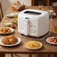 Electric Deep Fryer with Basket, 2.5L Oil Fryer with Non-Stick Inner ...