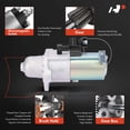 A-Premium Starter Motor Compatible with Acura TLX 2015-2020 2.4L, 12V 1 ...