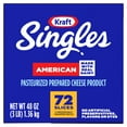 Kraft Singles American Cheese Slices, 72 Ct Box - Walmart.com