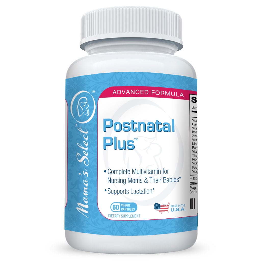 Mamas Select Postnatal Plus Vitamins 60 Veggie Capsules 2 Month