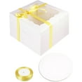 9-Pack White Bakery Boxes with Windows: Ideal for Weddings, Birthdays ...