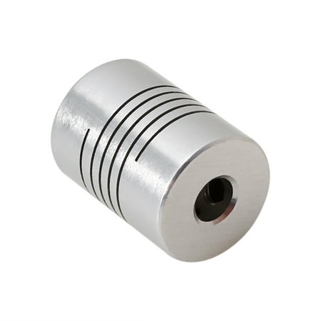 Aluminum Flexible Coupling, Silver 6 X 6.35Mm Coupling Flexible ...