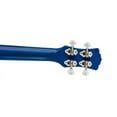 Luna Dolphin Cutaway Maple Top Concert Body Ukulele - Translucent Blue ...