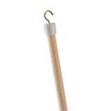DMI Wood Dressing Aid Stick with Metal and Vinyl Hooks, Zipper Assist ...