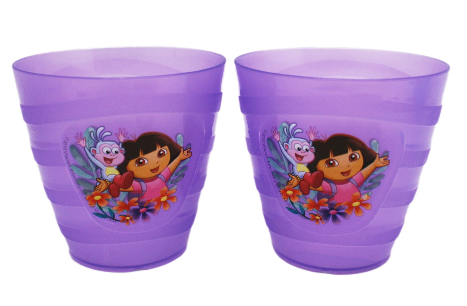 Dora the Explorer Dora and Boots Small Violet Kids Cups (2pc) - Walmart.com