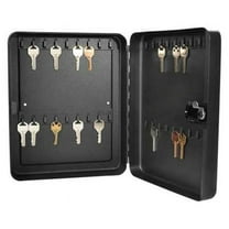 64 Keys adjustable Key Lock Box Black - Walmart.com
