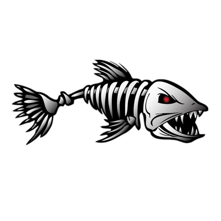 Fishbone Vinyl Decal