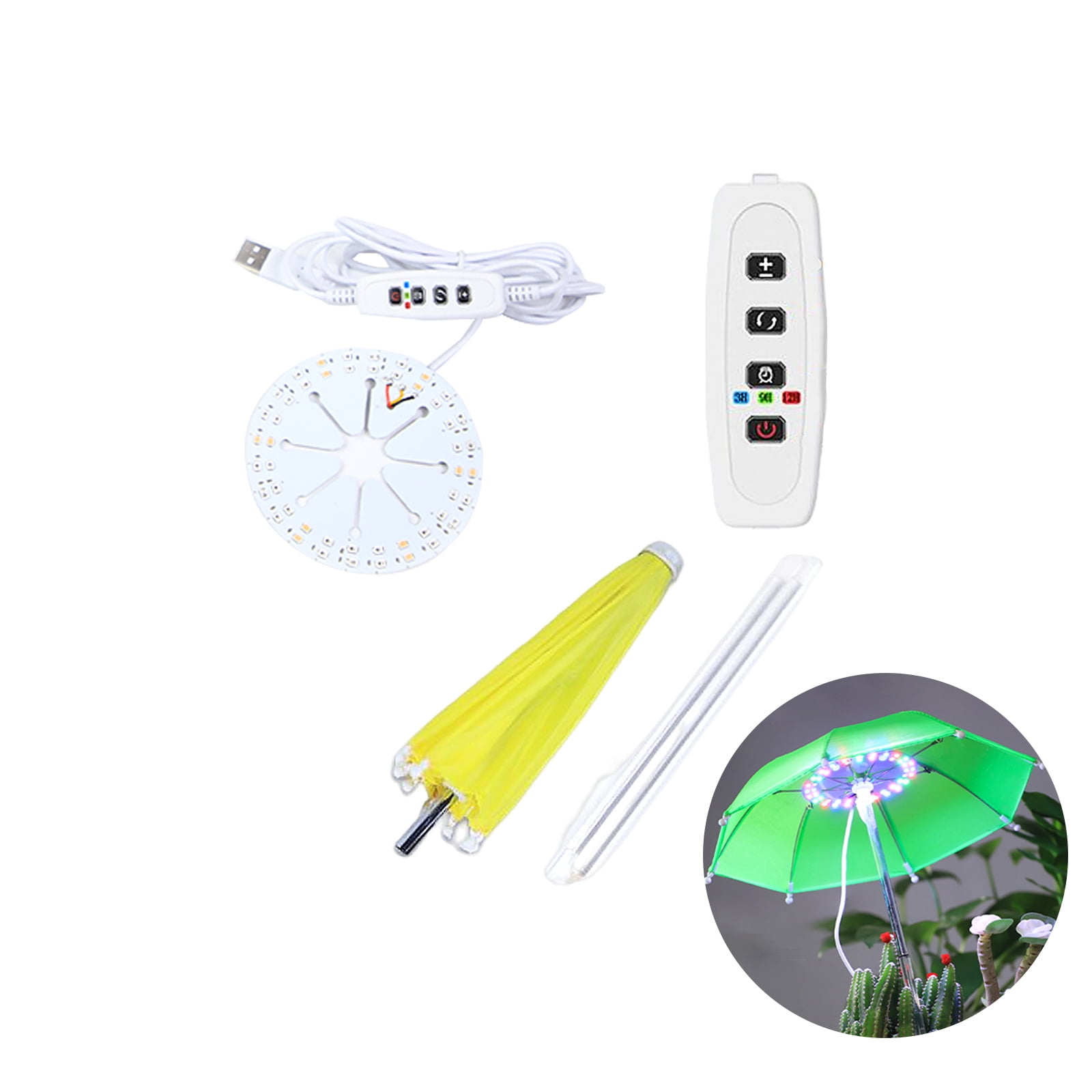 USB Timing Variable Color Lighting Ten Gear Dimming Led Simulating ...